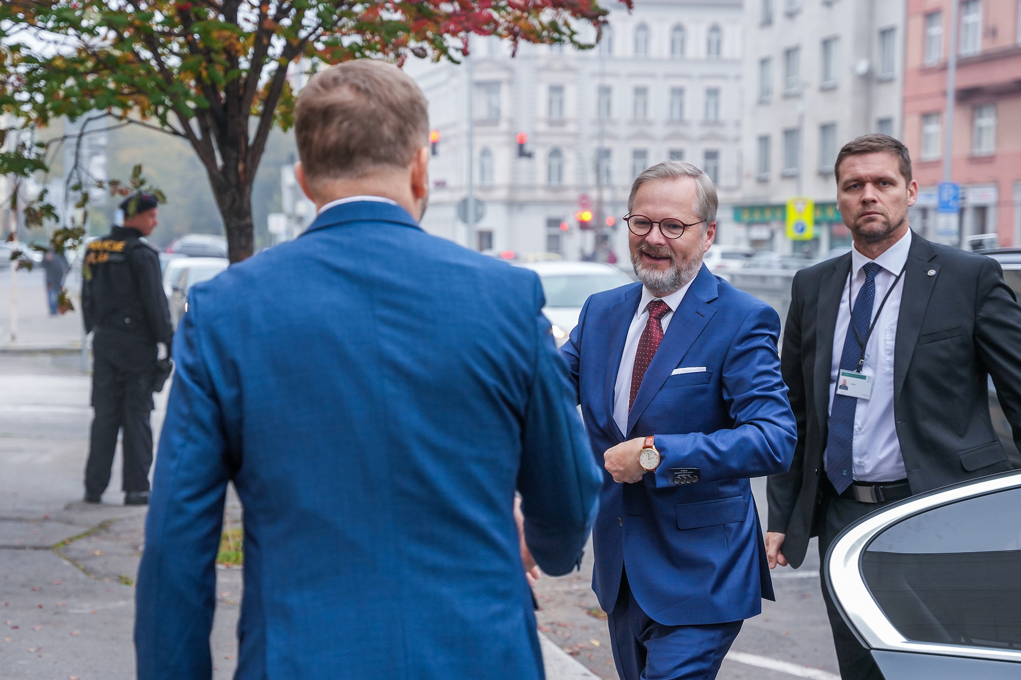 Premiér Petr Fiala navštívil Ministerstvo vnitra | Vláda ČR